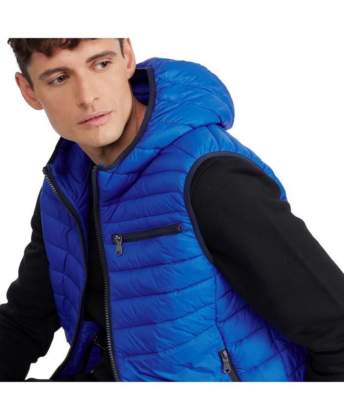 Pajar Men's Drew Puffer Vest with Fixed Hood - Macy's