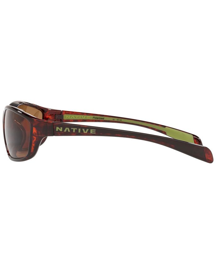 Native Eyewear Native Men's Kodiak Polarized Sunglasses, Polar XD9016 ...