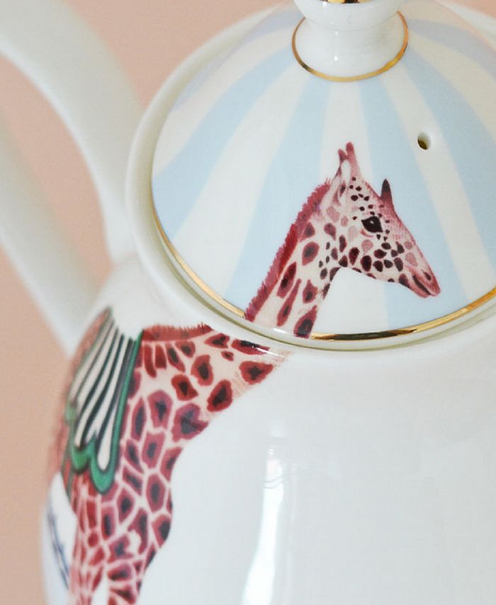 Yvonne Ellen Carnival Giraffes Teapot - Macy's