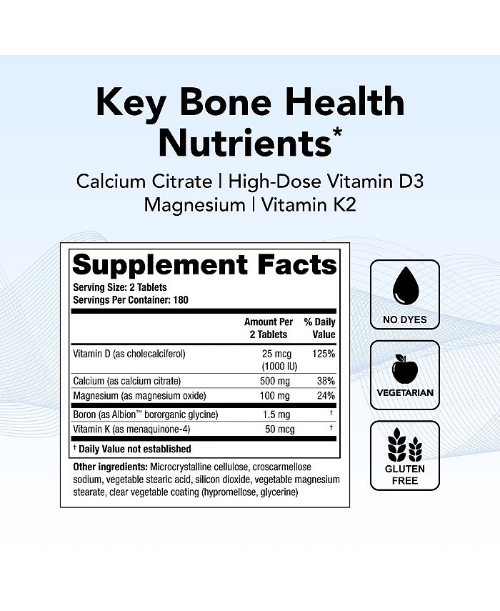 Theralogix TheraCal D2000 Bone Health Supplement with Calcium, Vitamins D3 & K2, Magnesium - Macy's