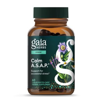 Gaia Herbs Calm A.S.A.P. - Stress Support Supplement with Skullcap ...