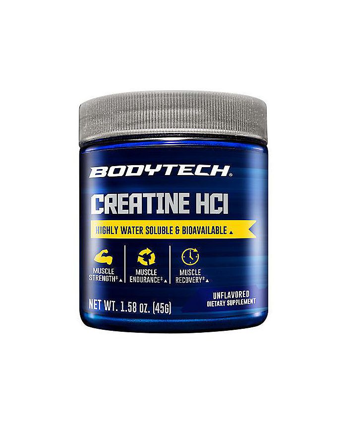 BodyTech Creatine HCL Powder - Highly Water Soluble & Bioavailable ...