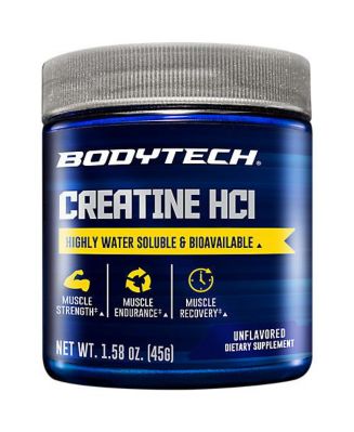 BodyTech Creatine HCL Powder - Highly Water Soluble & Bioavailable ...