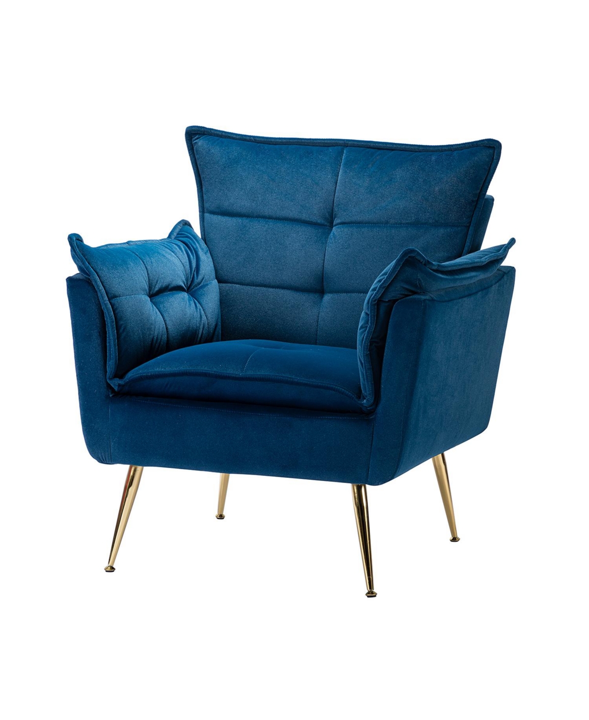 Click here for Velvet Accent Chair with Gold Legs for Living Room... prices