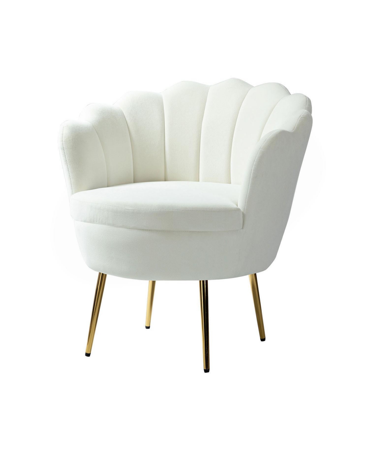 Click here for Modern Velvet Barrel Chair with Channel Tufted Bac... prices