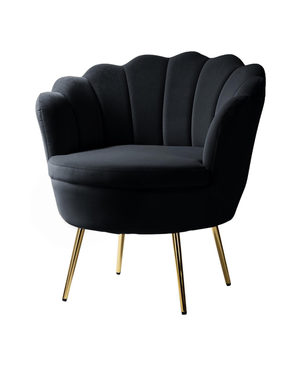 Click here for Modern Velvet Barrel Chair with Channel Tufted Bac... prices