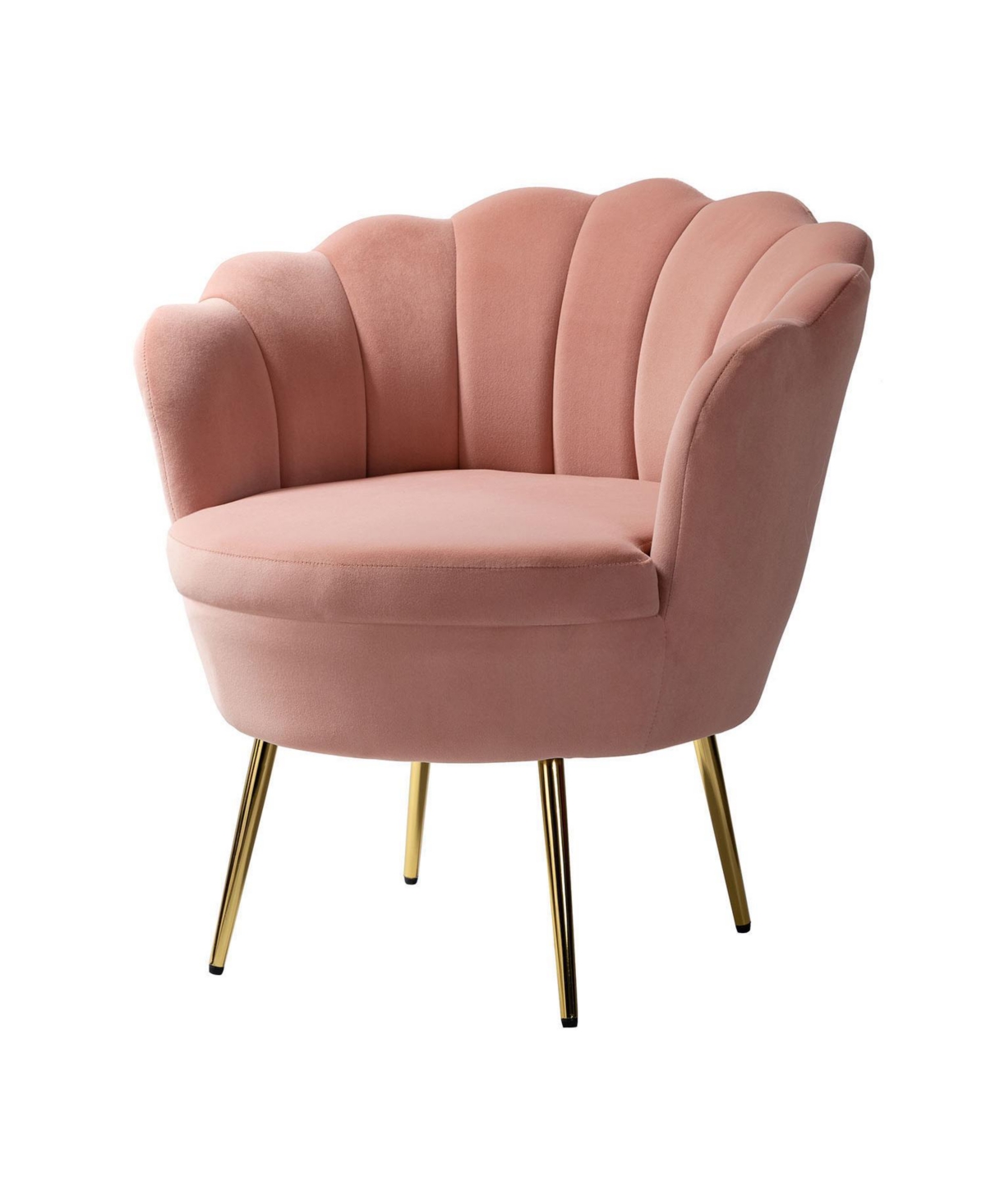 Click here for Modern Velvet Barrel Chair with Channel Tufted Bac... prices