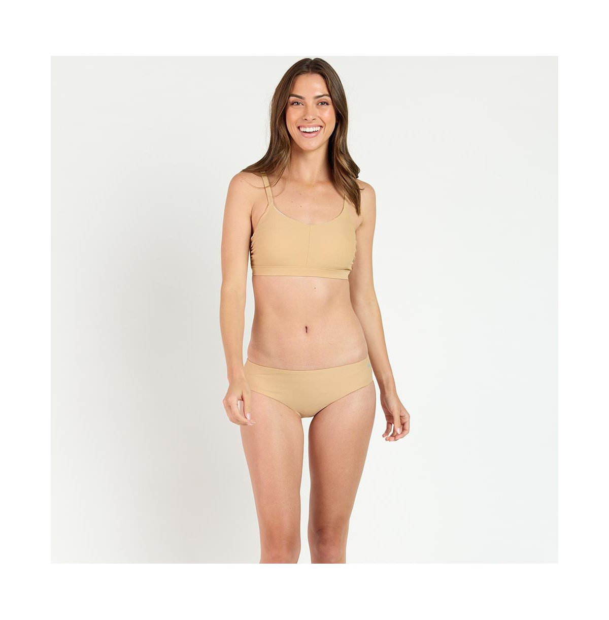 Click here for Calypsa Womens Adjustable Strap Clasp Swim Bra - H... prices