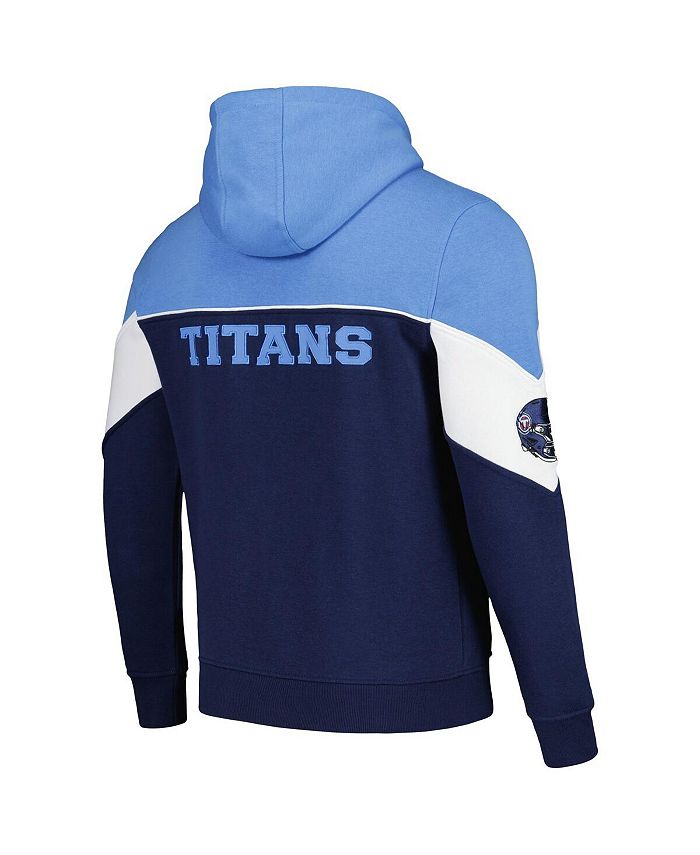 Starter Men's Navy, Blue Tennessee Titans Running Back Full-Zip Hoodie ...