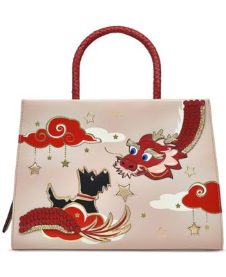 Radley London Lunar Year Zip-Top Leather Satchel - Macy's