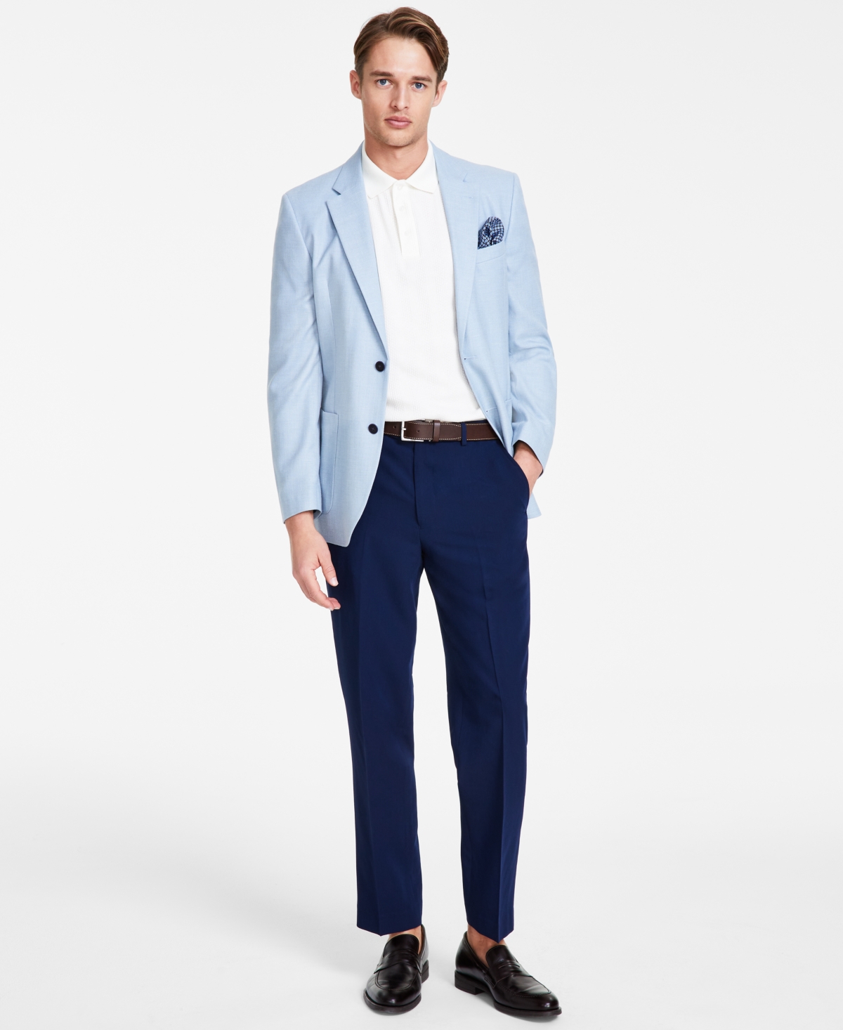 Click here for Nautica Mens Performance Stretch Modern-Fit Dress... prices