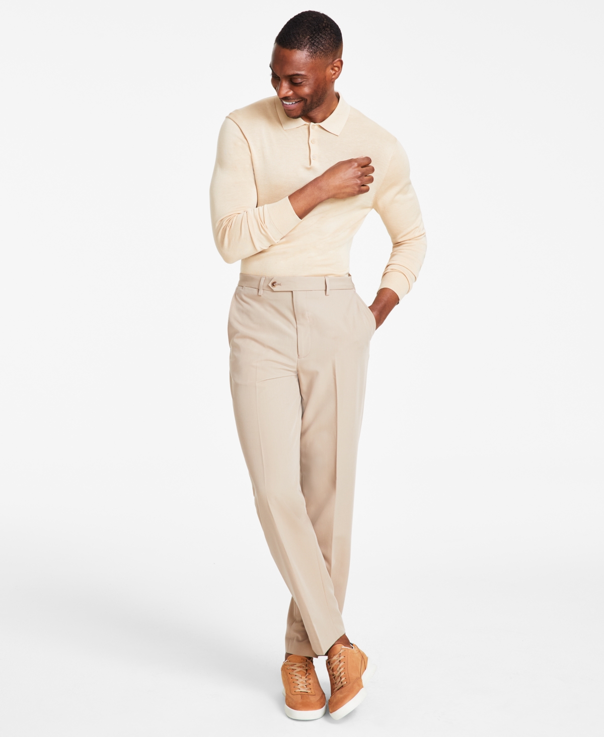 Click here for Nautica Mens Performance Stretch Modern-Fit Dress... prices