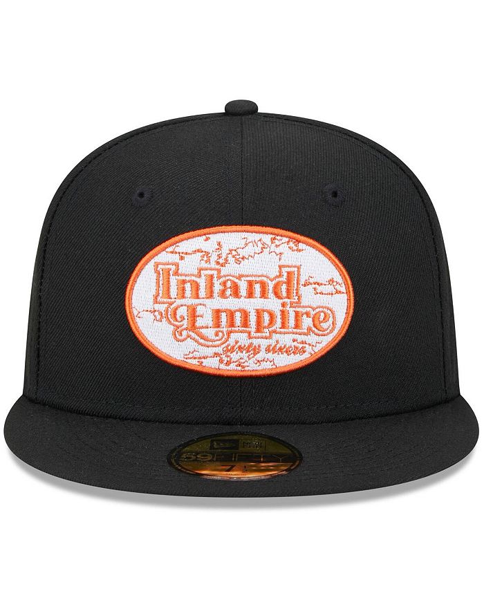 New Era Men's Black Inland Empire 66ers Theme Nights Fontana 59FIFTY ...