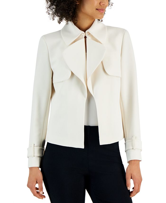 Anne Klein Women's Cascade Collar Blazer - Macy's
