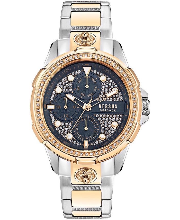 Versus Versace Men's 6E Arrondissement Multifunction Two-Tone Stainless ...