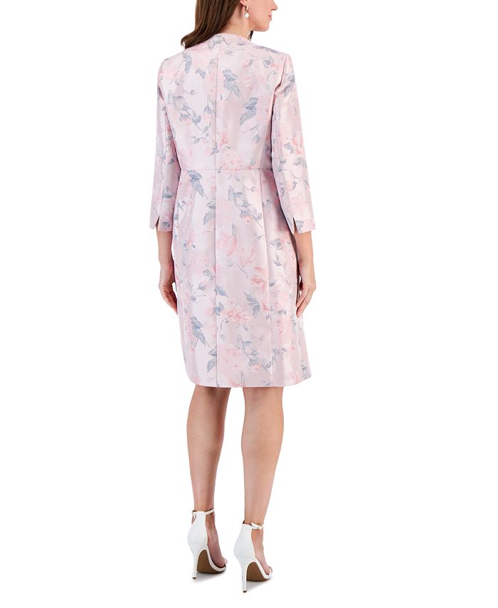 Kasper Women's Floral Jacquard Topper Jacket - Macy's