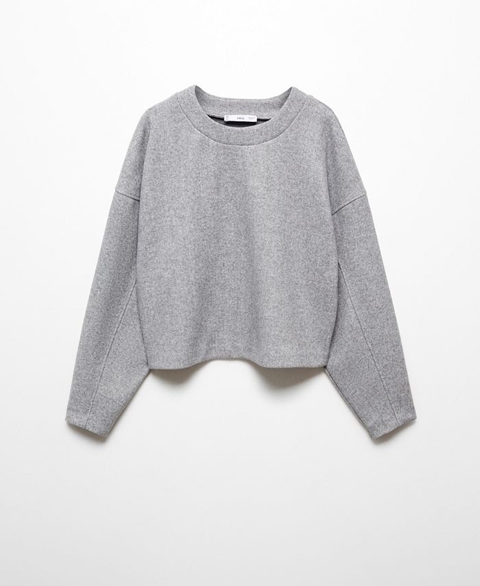 MANGO Women's Crewneck Sweatshirt - Macy's