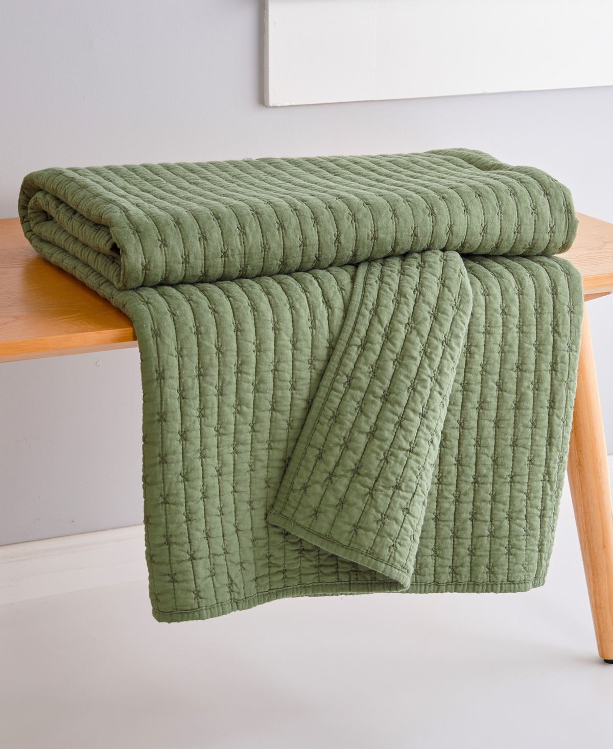 Click here for Levtex Cross Stitch Reversible Quilted Throw  50 x... prices
