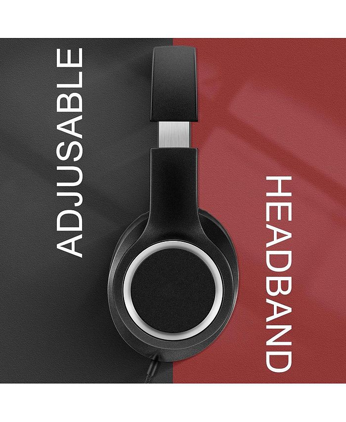 BOLT AXTION X8 Over-Ear Wired Headphones with Microphone Lightweight ...