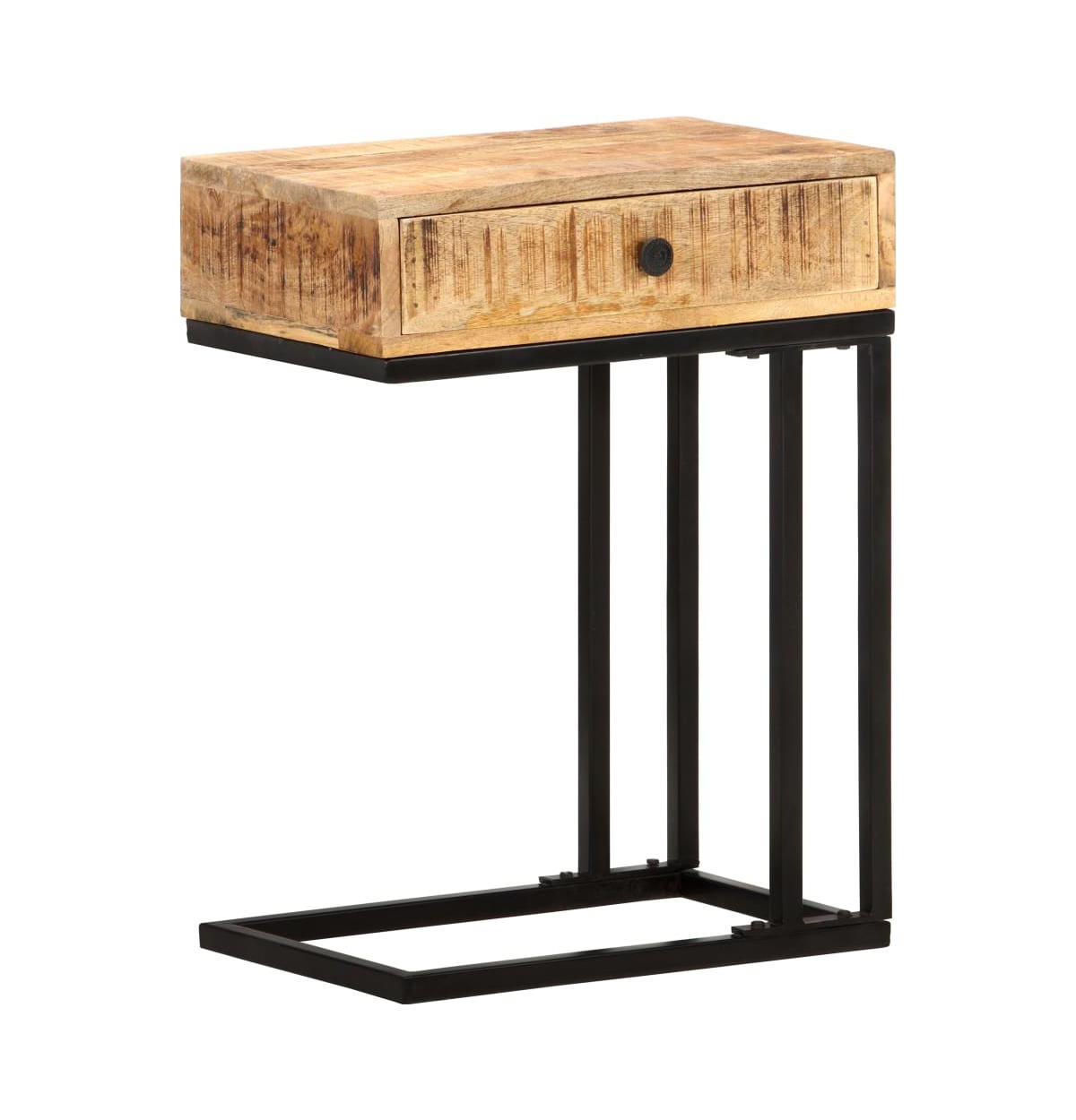 Click here for U-Shaped Side Table 17.7x11.8x24 Solid Wood Mango... prices