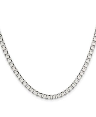 Chisel Stainless Steel 4mm Box Chain Necklace - Macy's