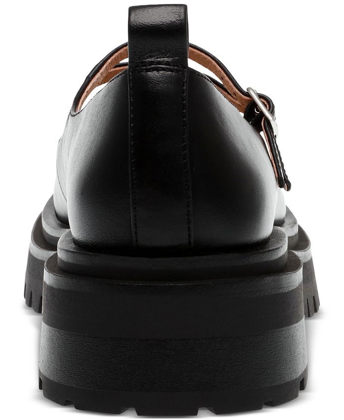 Steve Madden Women's Lenix Lug Sole Platform Mary Jane Oxfords - Macy's