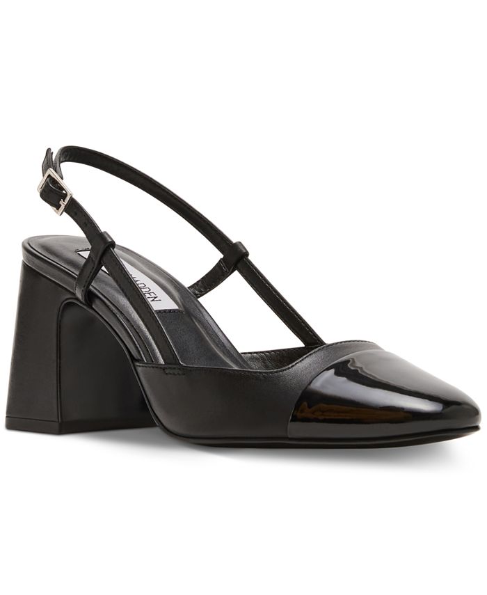 Steve Madden Women's Becka Cap-Toe Slingback Pumps - Macy's
