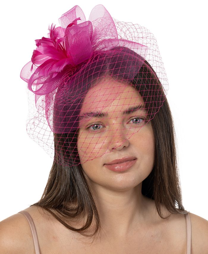 Bellissima Millinery Collection Women's Net Fascinator - Macy's