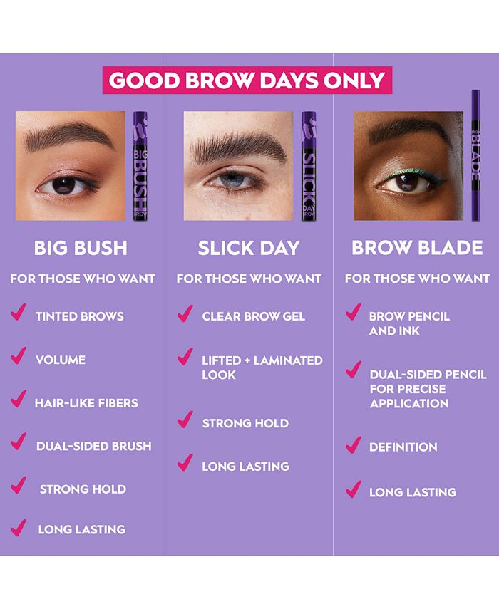 Urban Decay Slick Day Strong-Hold Clear Brow Gel - Macy's