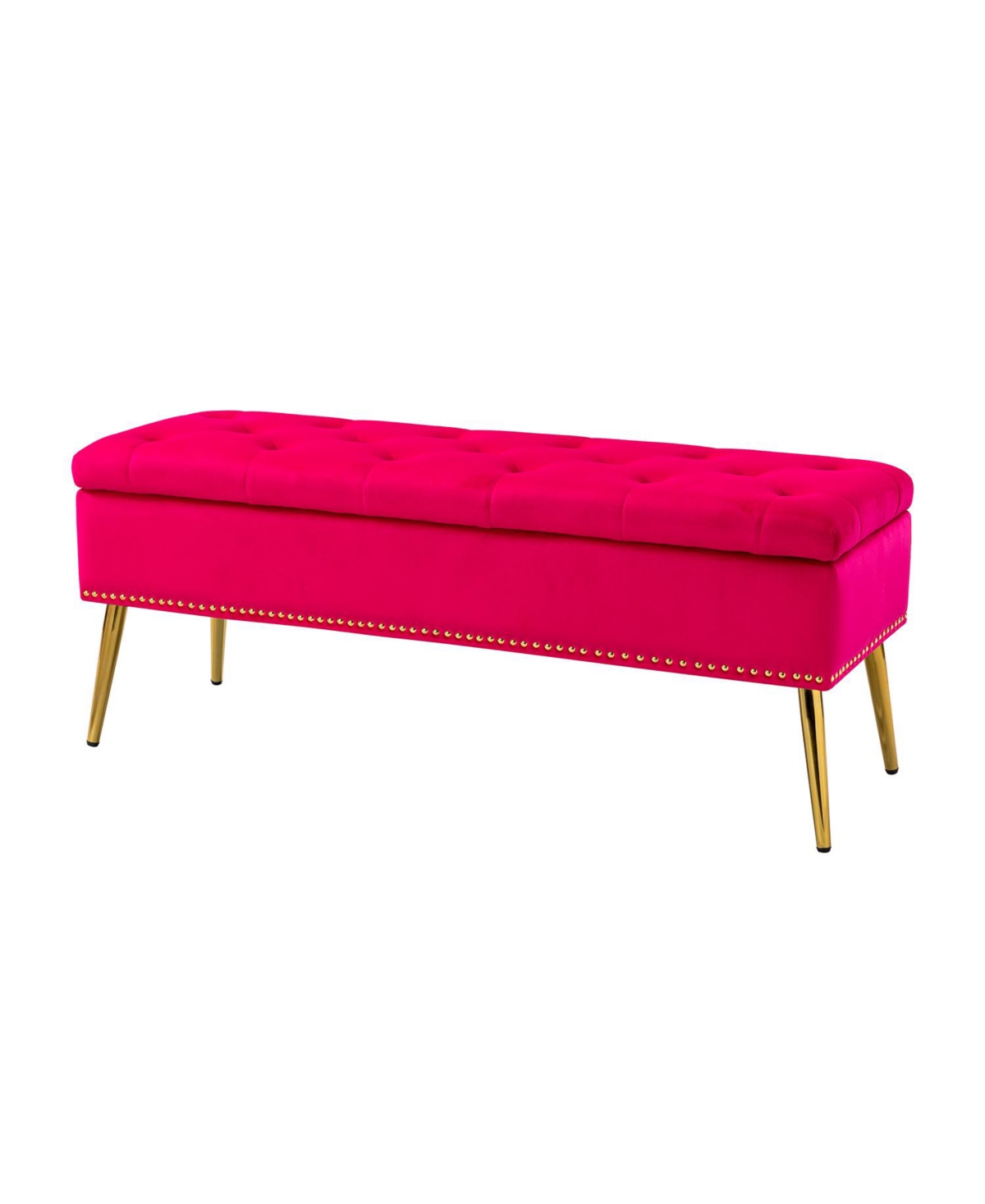 Click here for Modern Velvet Storage Ottoman Bench for Living Roo... prices