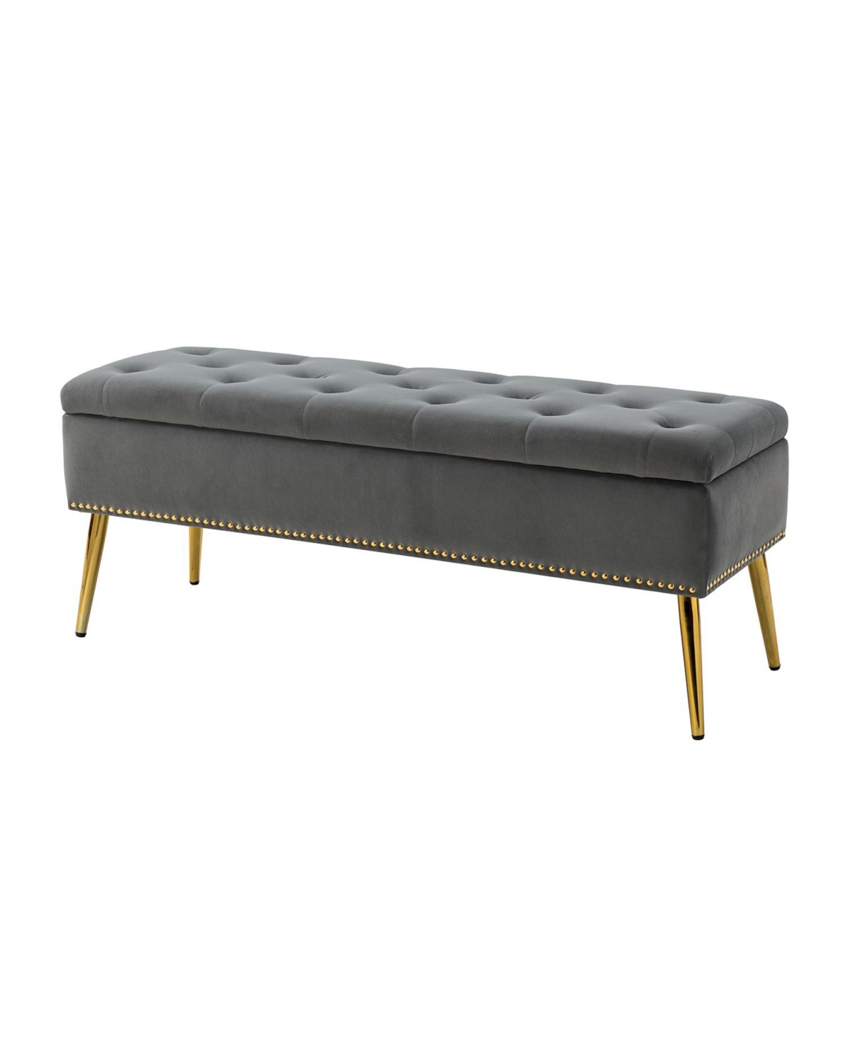 Click here for Modern Velvet Storage Ottoman Bench for Living Roo... prices
