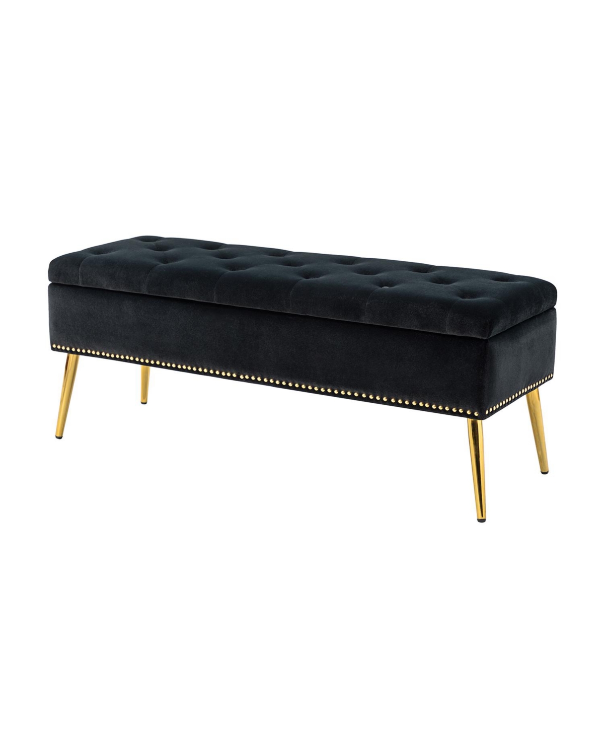 Click here for Modern Velvet Storage Ottoman Bench for Living Roo... prices