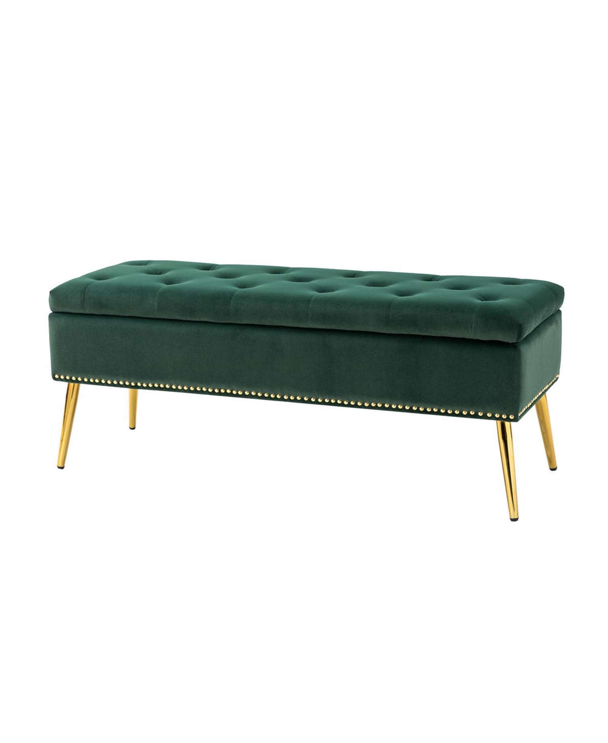 Click here for Modern Velvet Storage Ottoman Bench for Living Roo... prices