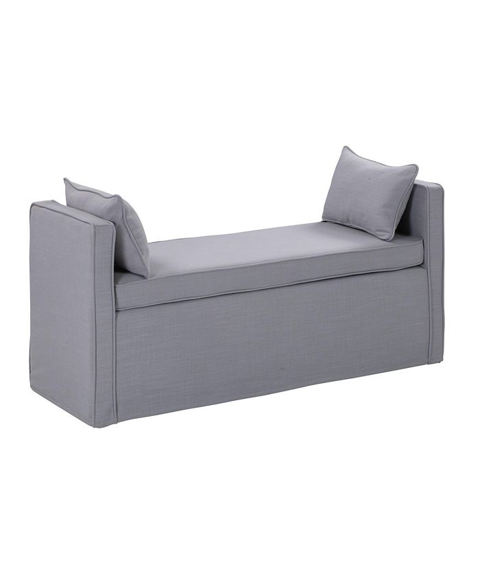 Rustic Manor Sofie Linen Bench - Macy's