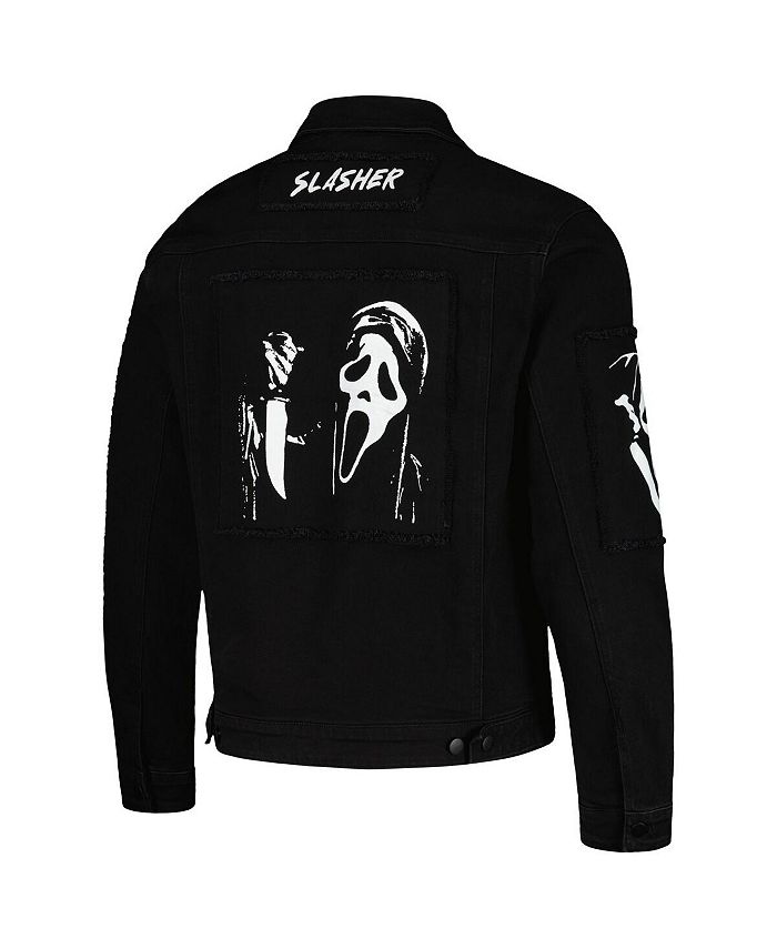 Changes Men's Black Scream Denim Full-Button Jacket - Macy's