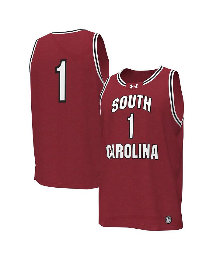 Under Armour Men's #1 Garnet South Carolina Gamecocks Replica ...