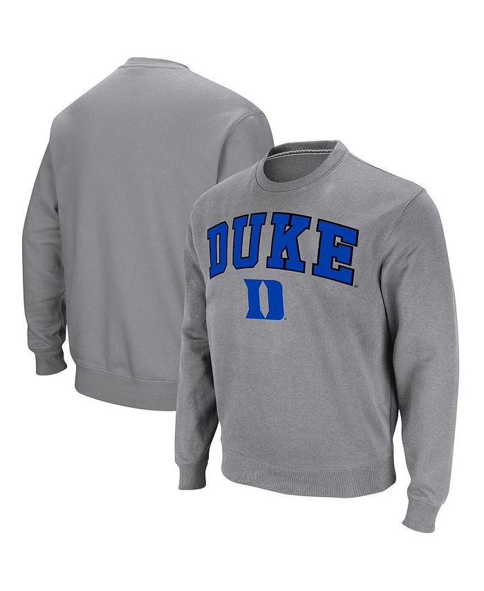 Colosseum Men's Duke Blue Devils Arch & Logo Pullover Sweatshirt - Macy's