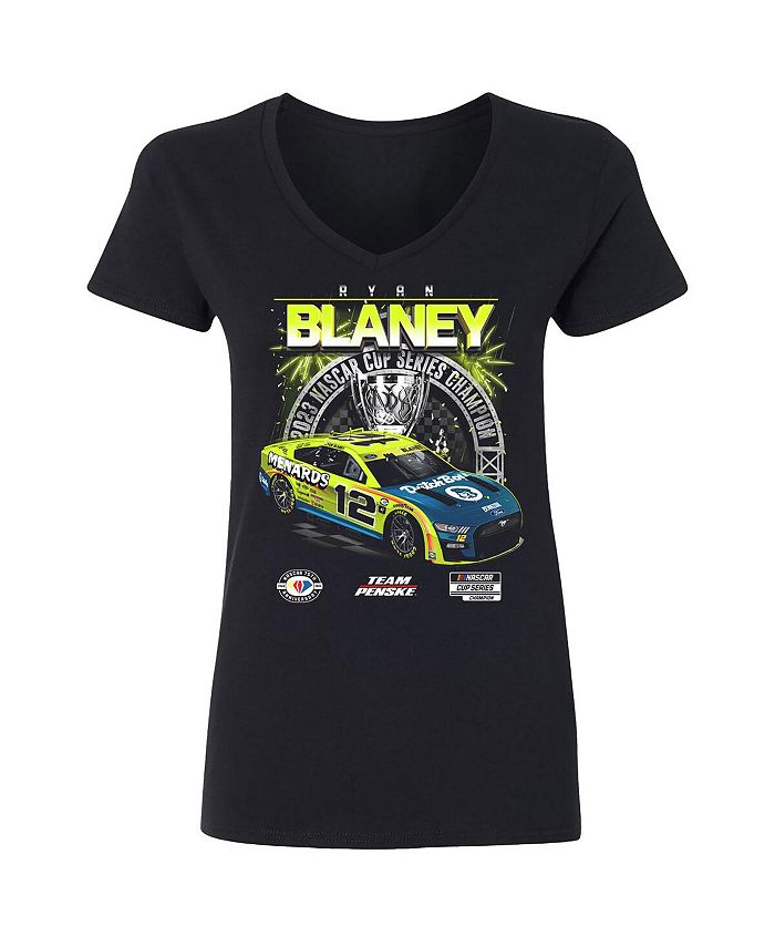 Team Penske Women's Black Ryan Blaney 2023 NASCAR Cup Series Champion ...