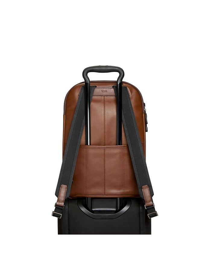 TUMI Men's Harrison Warren Leather Backpack - Macy's
