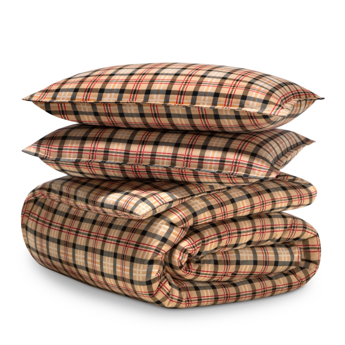 Click here for Bare Home Cotton Flannel Full/Queen Duvet Cover Se... prices