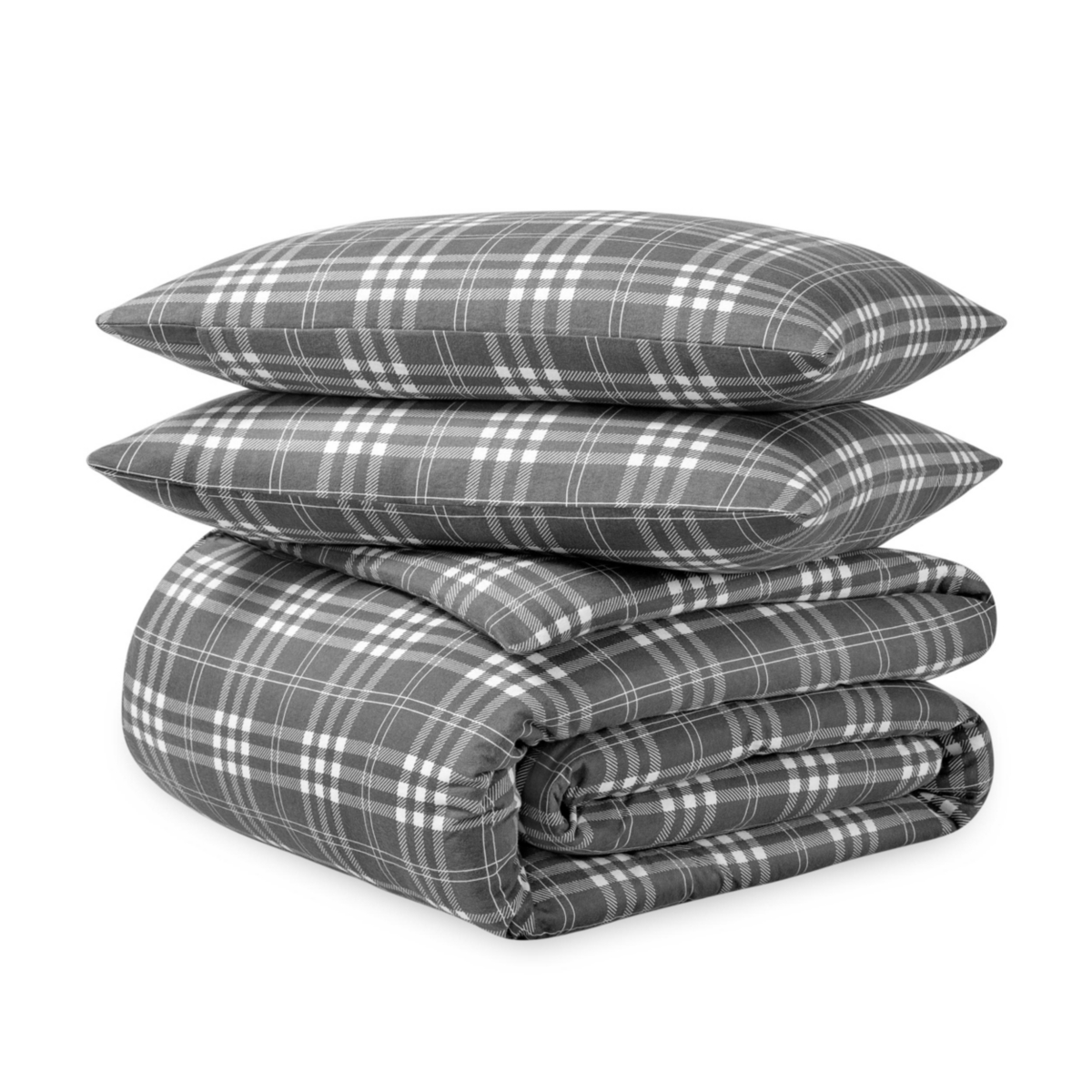 Click here for Bare Home Cotton Flannel Full/Queen Duvet Cover Se... prices
