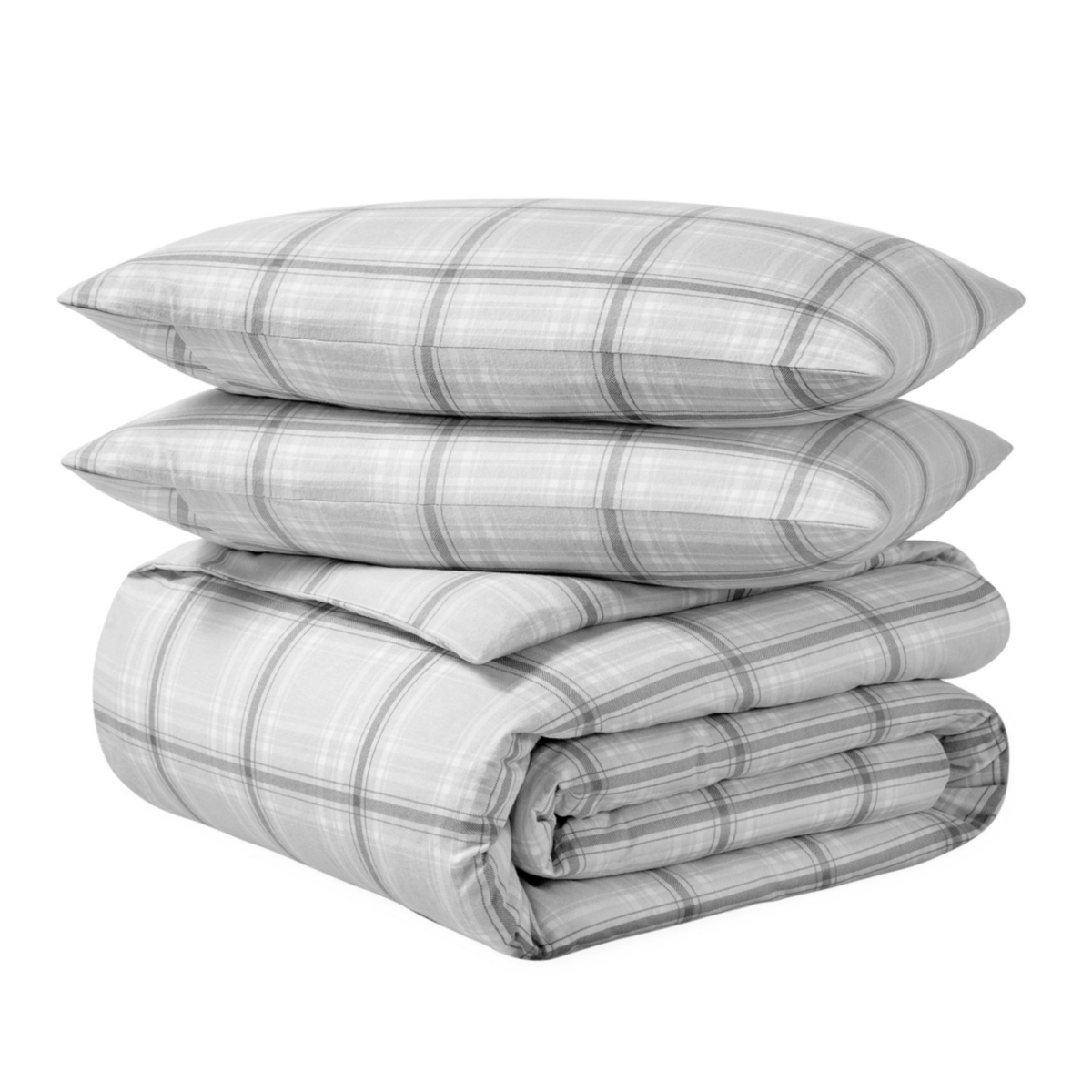 Click here for Bare Home Cotton Flannel Full/Queen Duvet Cover Se... prices