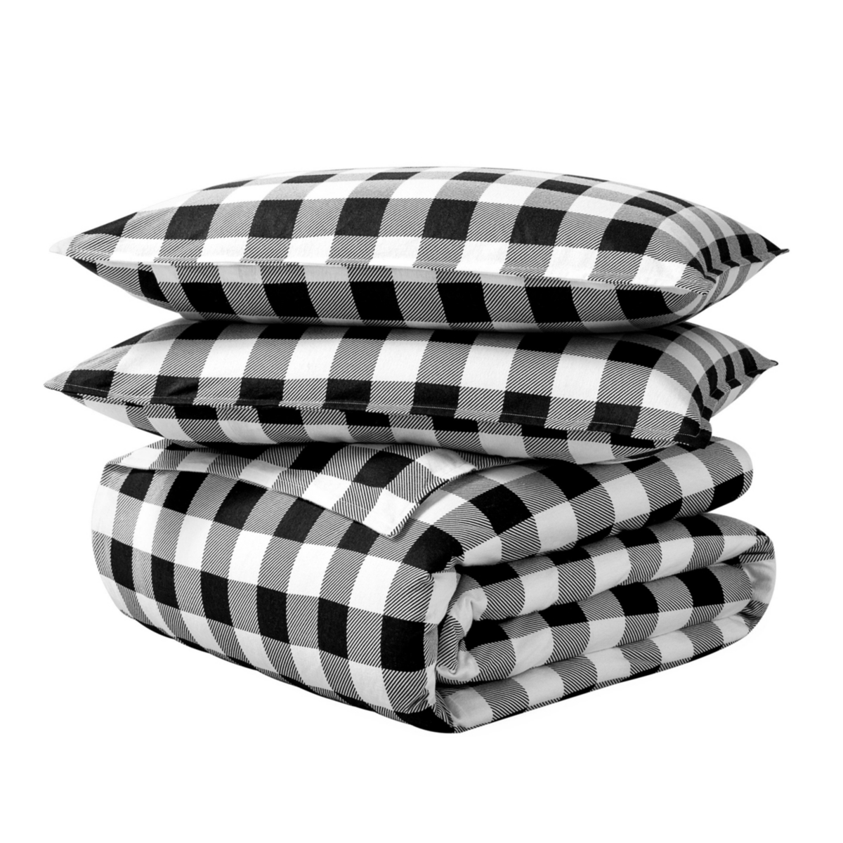 Click here for Bare Home Cotton Flannel Full/Queen Duvet Cover Se... prices