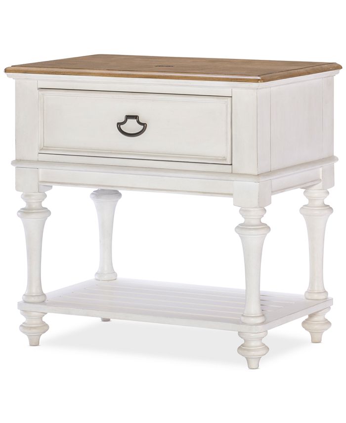Furniture Mandeville One Drawer Nightstand - Macy's
