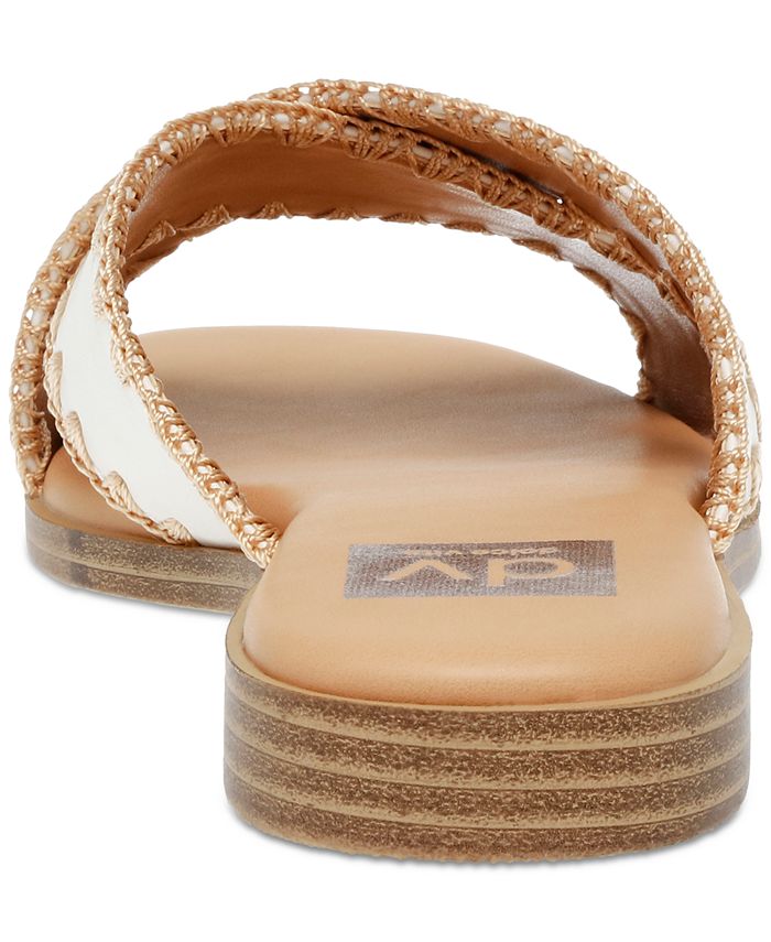 DV Dolce Vita Women's Miguel Crisscross Flat Slide Sandals - Macy's