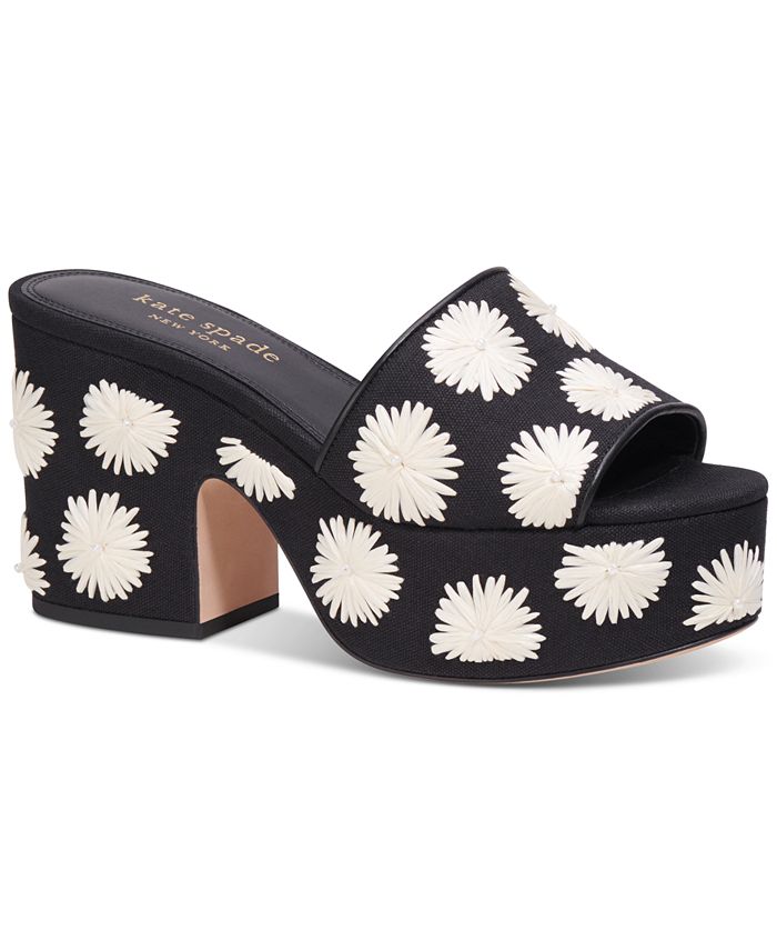 kate spade new york Women's Ibiza Slip-On Platform Wedge Sandals - Macy's