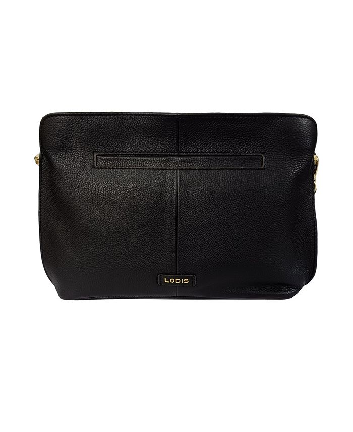 LODIS Montauk Top Zip Leather Crossbody - Macy's