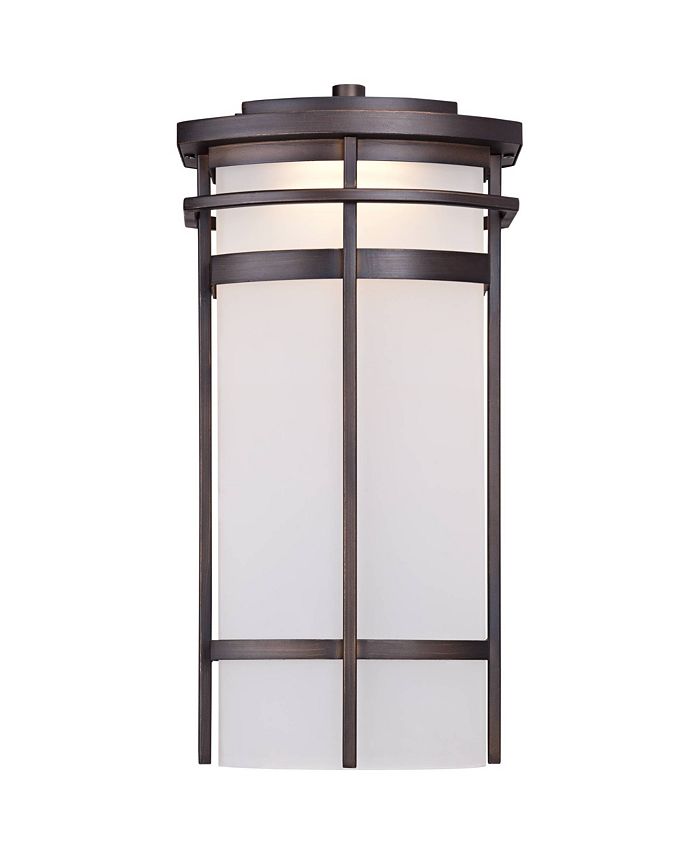 Possini Euro Design Theola Modern Outdoor Wall Light Fixture Bronze LED ...