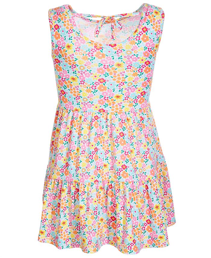 Epic Threads Toddler & Little Girls Ditsy Floral-Print Tank Dress ...