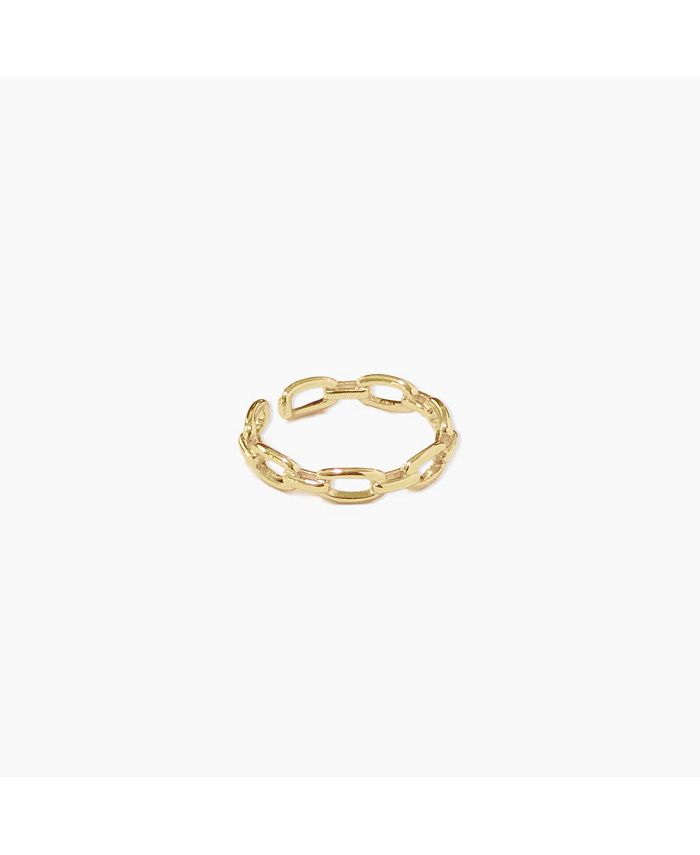 Sanctuaire Dainty Link Chain Ring Gold - Macy's